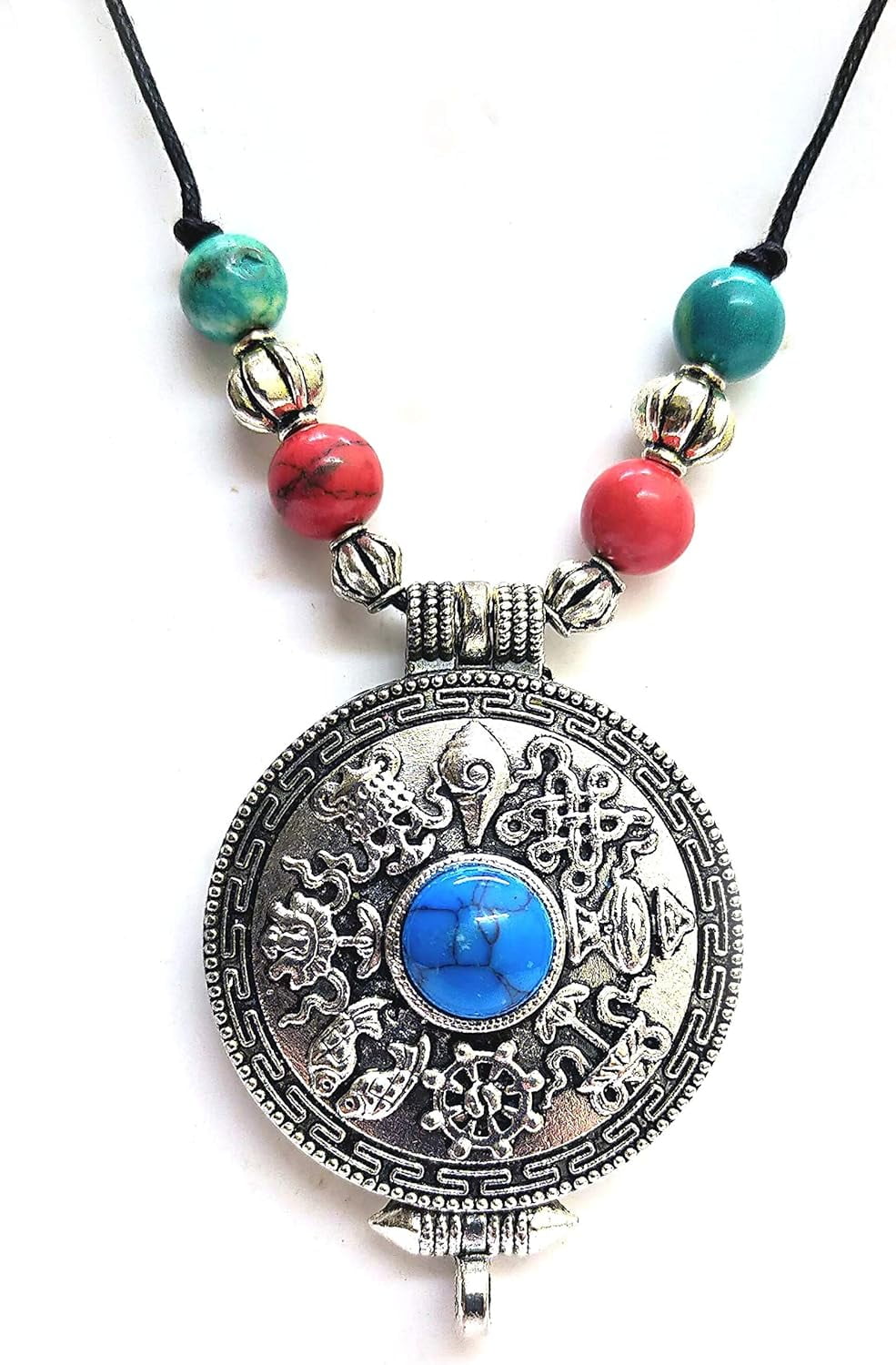 Tibtan buddhism Tashi Thagye eight Lucky Symbol Ashta Mangala Mandala ...