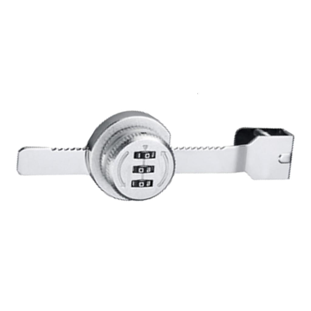 Tibvox 3Digit Combination Lock Sliding Glass Door Lock Anti-theft ...