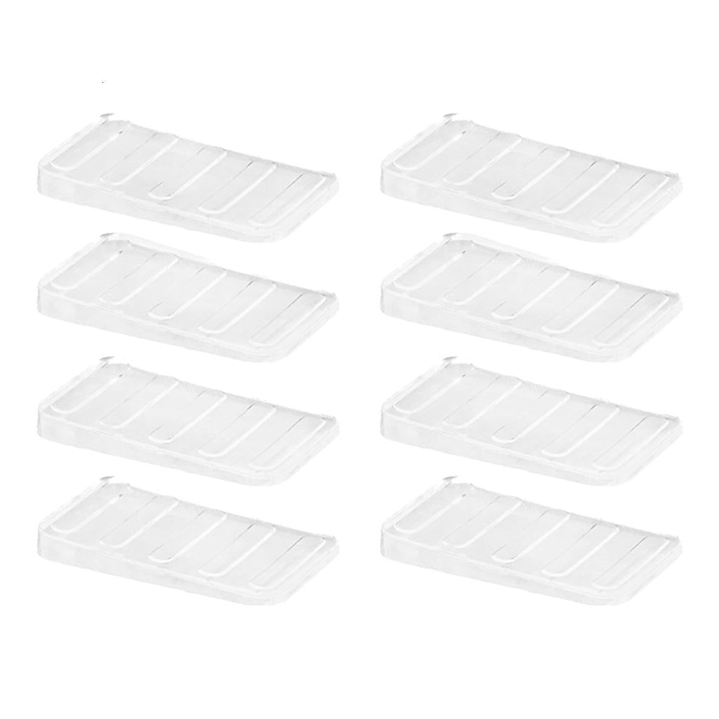 Tibvox 4/8Pcs Furniture Leveling Spacer Clear Leveling Shims for Uneven ...
