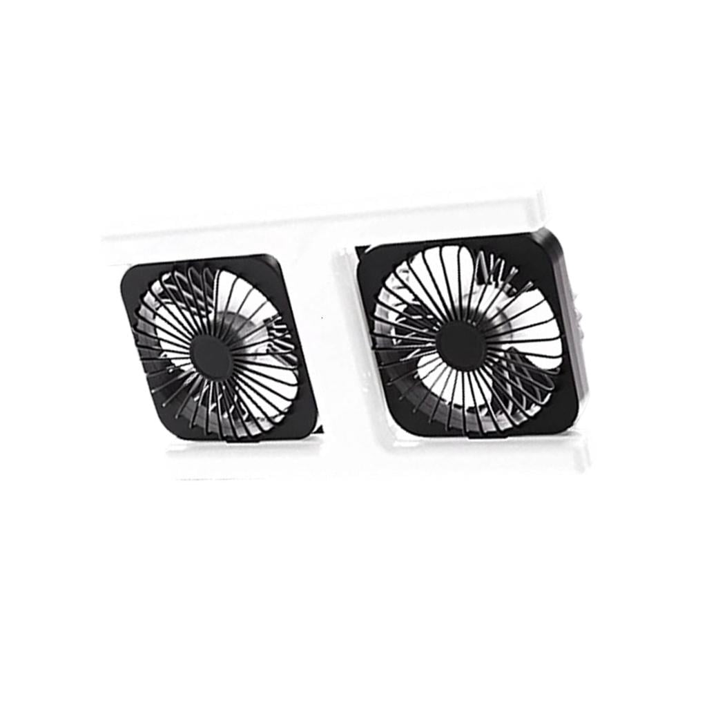 Tibvox E27 Screw Base Double Head Ceiling Fan With LED Light Remote ...