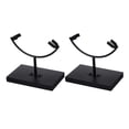 Tibvox Rock Display Stand with Base Metal Arm Display Stand Easel ...