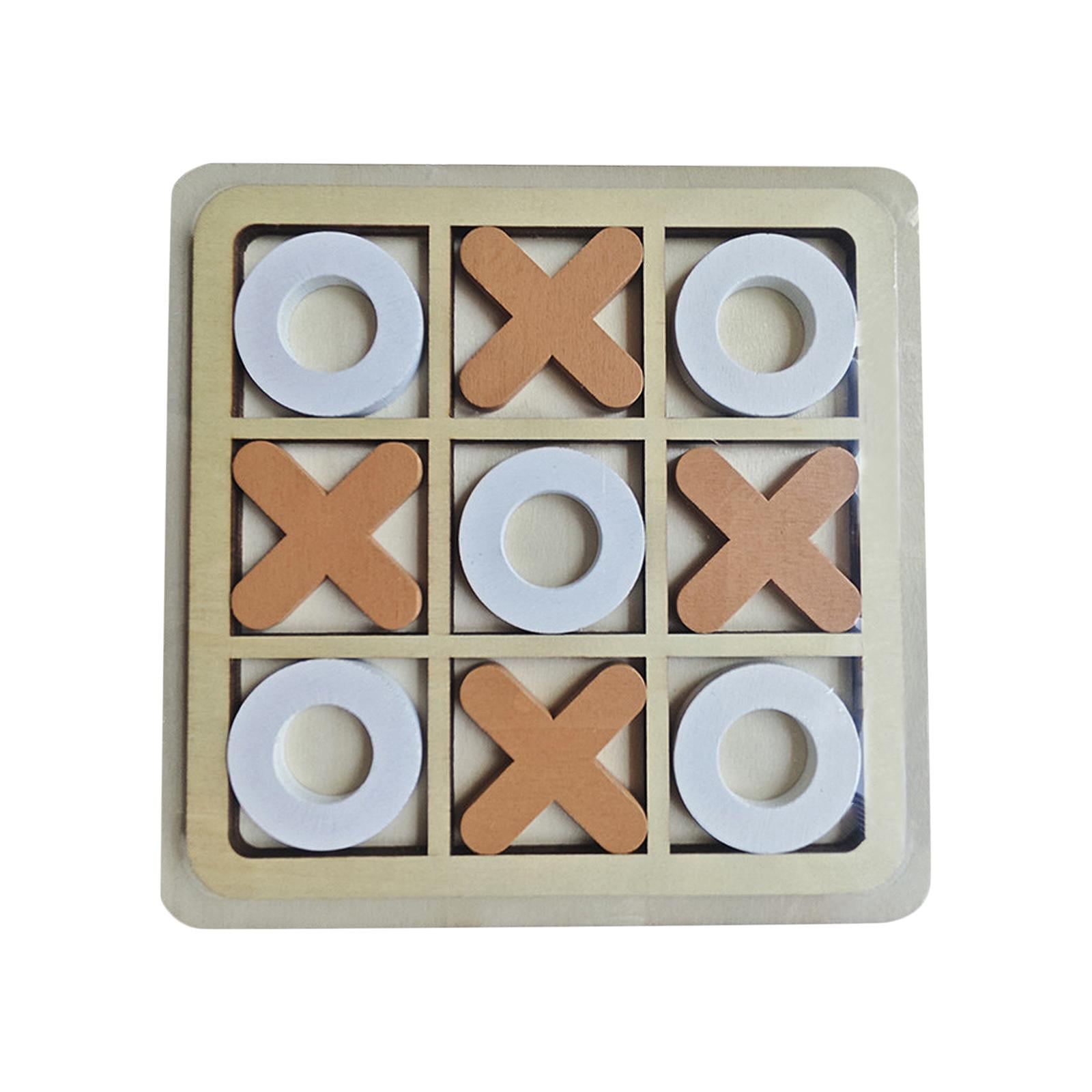 Tic TAC Toe Board Game XO Table Toy Leisure Intelligent 18cmx18cm ...