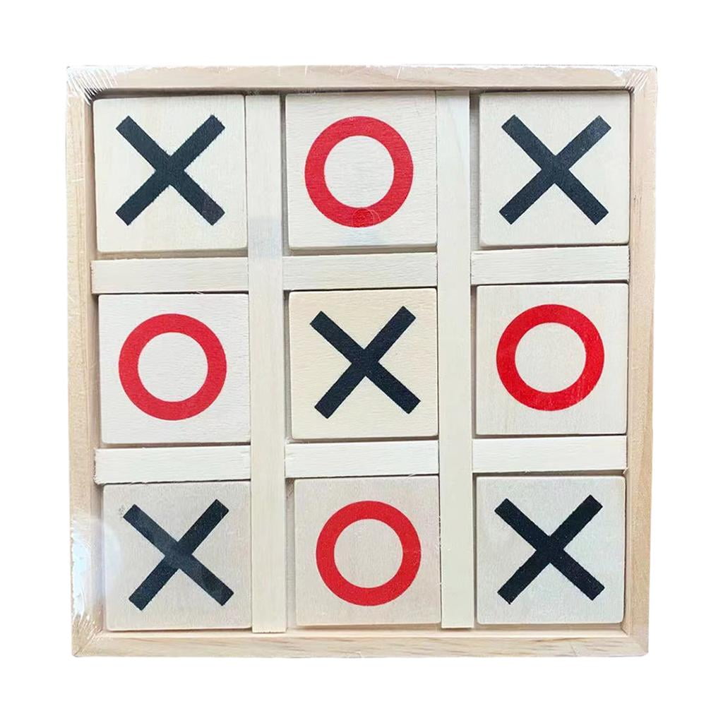 Tic TAC Toe Wood Table Game Interactive Game Geometric Shape Brain ...