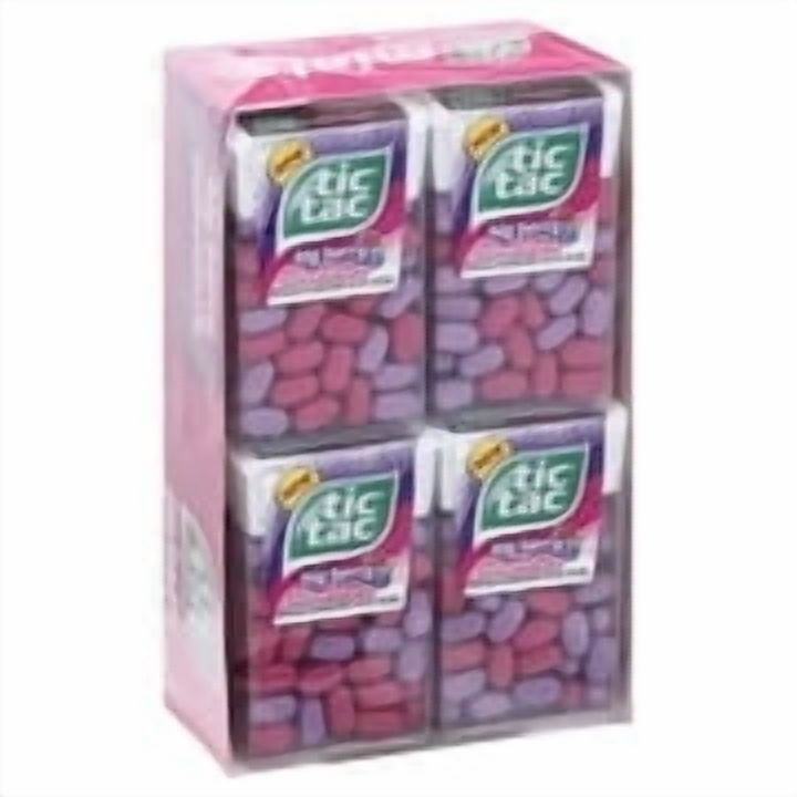 Tic Tac Big Berry Adventure Mints, Raspberry & Blueberry Flavors, 1-oz ...