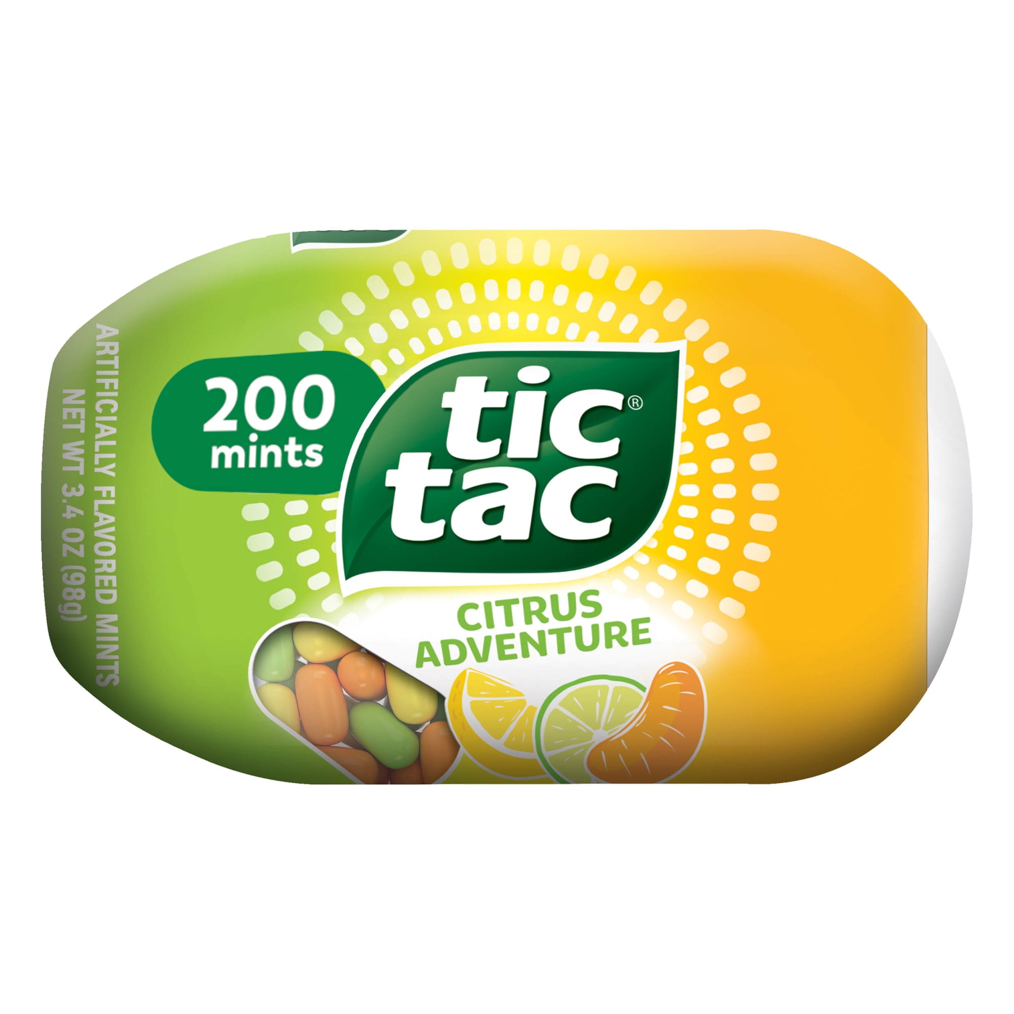 Tic Tac Citrus Adventure Mints, On the Go Mints, Bottle Pack, 3.4 oz ...