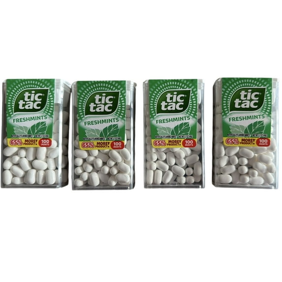 Tic Tac Freshmints, On-the-Go Breath Mints, Pocket-Sized Mints, 100 ...
