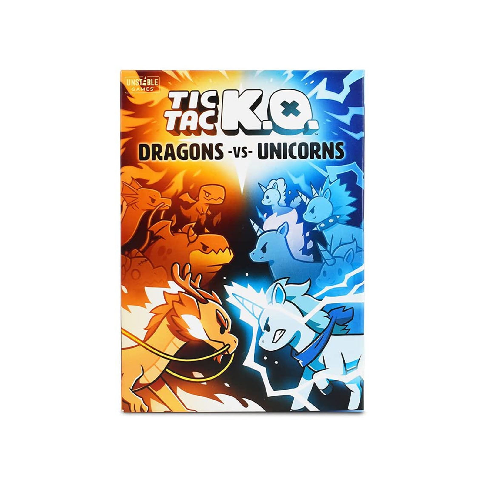 Tic Tac K.O. Dragons Vs Unicorns Card Game - Walmart.com