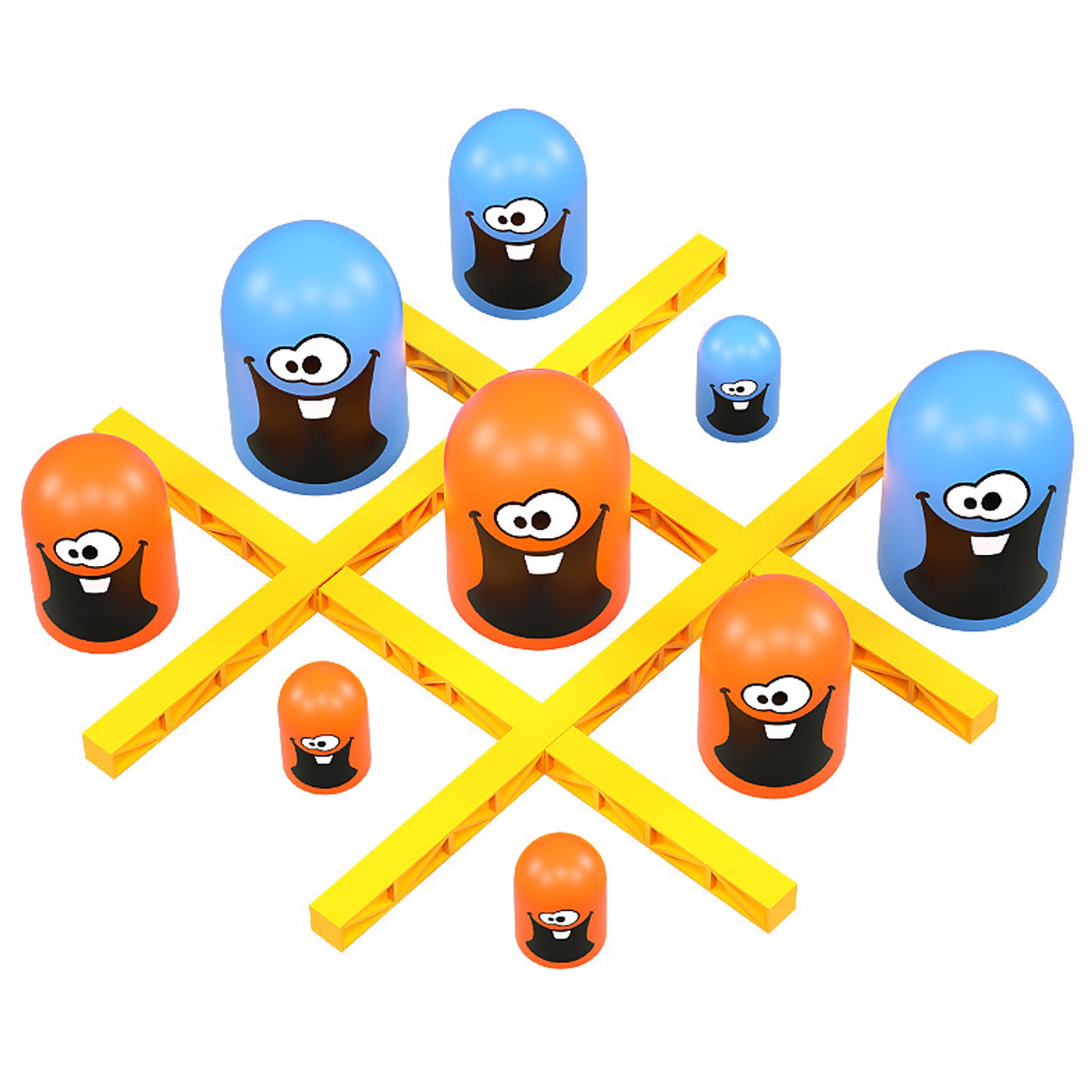 Tic Tac Toe, Big Eat Small Tic Tac Toe 3D Tic-Tac-Toe Game Parent-Child ...