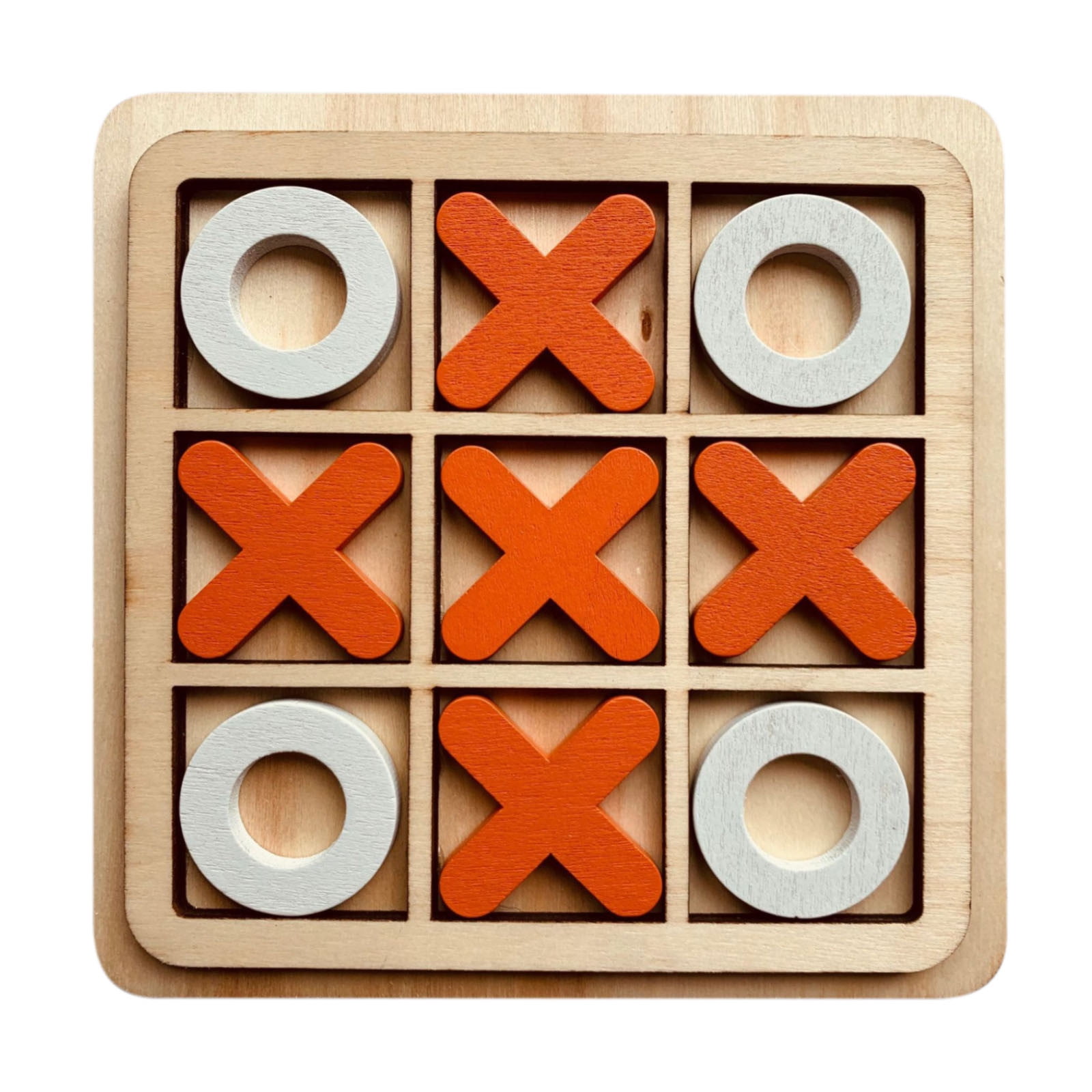 Tic Tac Toe Board Game Noughts Crosses Games Coffee Table Decor for All ...
