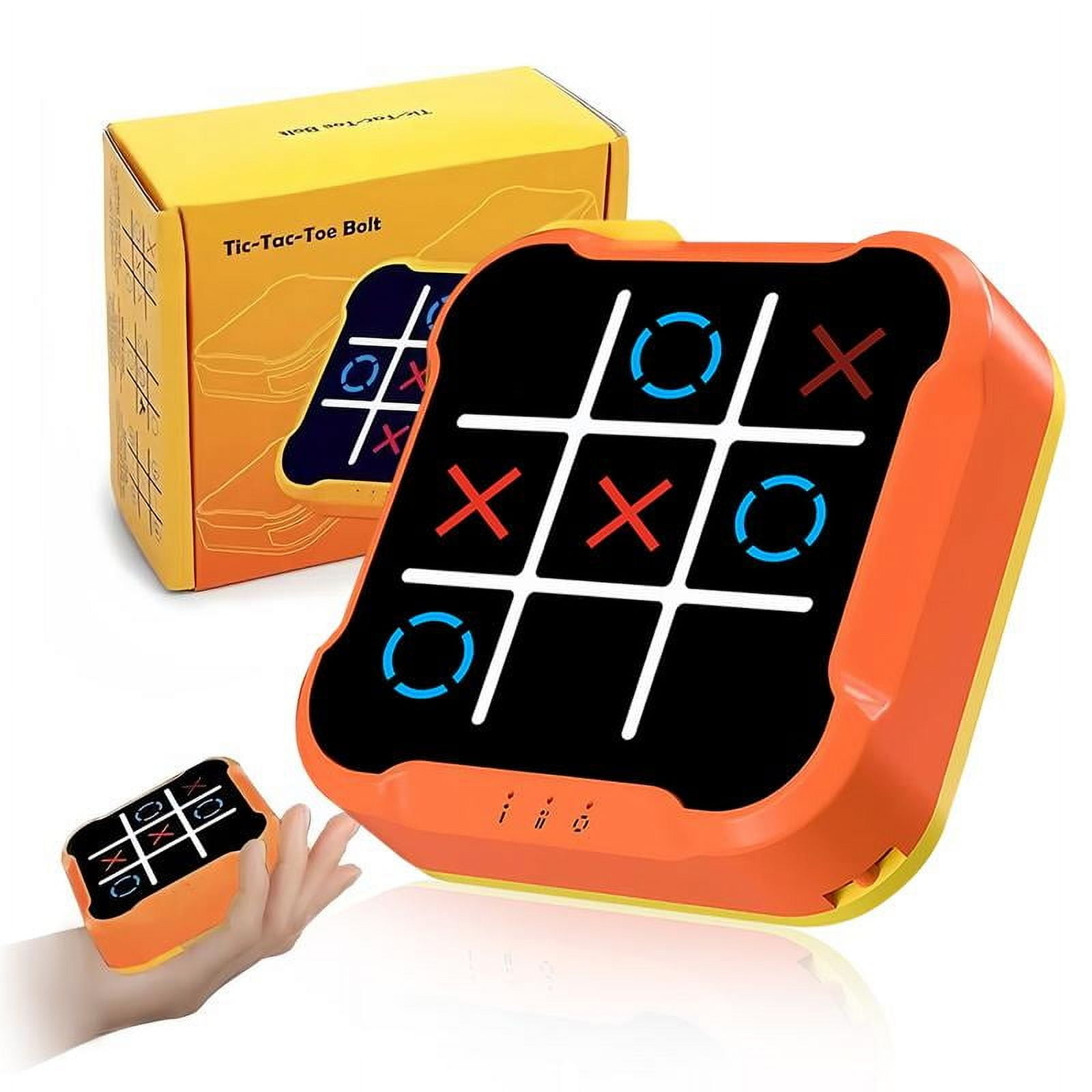 Tic Tac Toe Bolt Game, Original 3-in-1 Handheld Puzzle Game Console ...