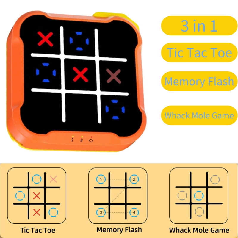 Tic Tac Toe Electronic Game Travel-Friendly Puzzle Game for Long ...