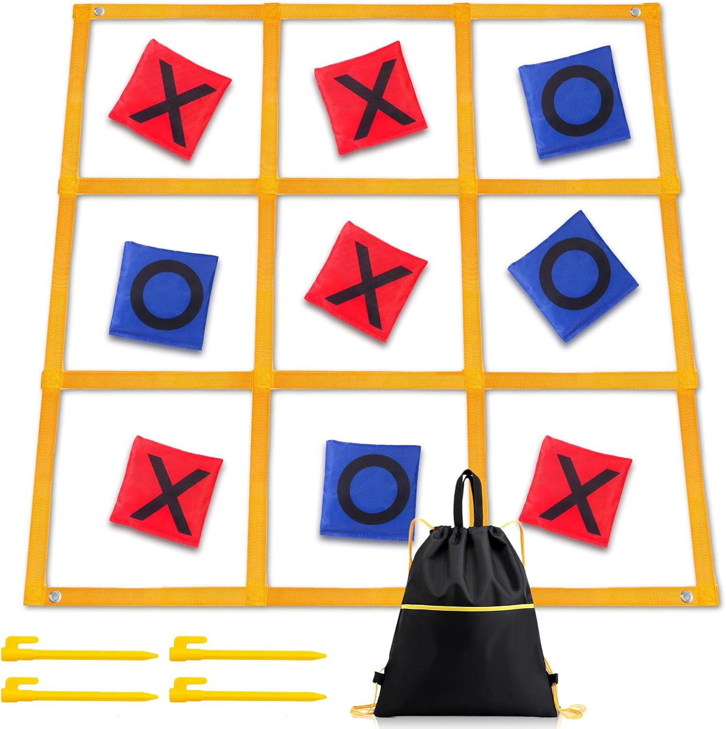 Tic Tac Toe Game - 4ft x 4ft Outdoor Yard Giant Tic Tac Toe for ...