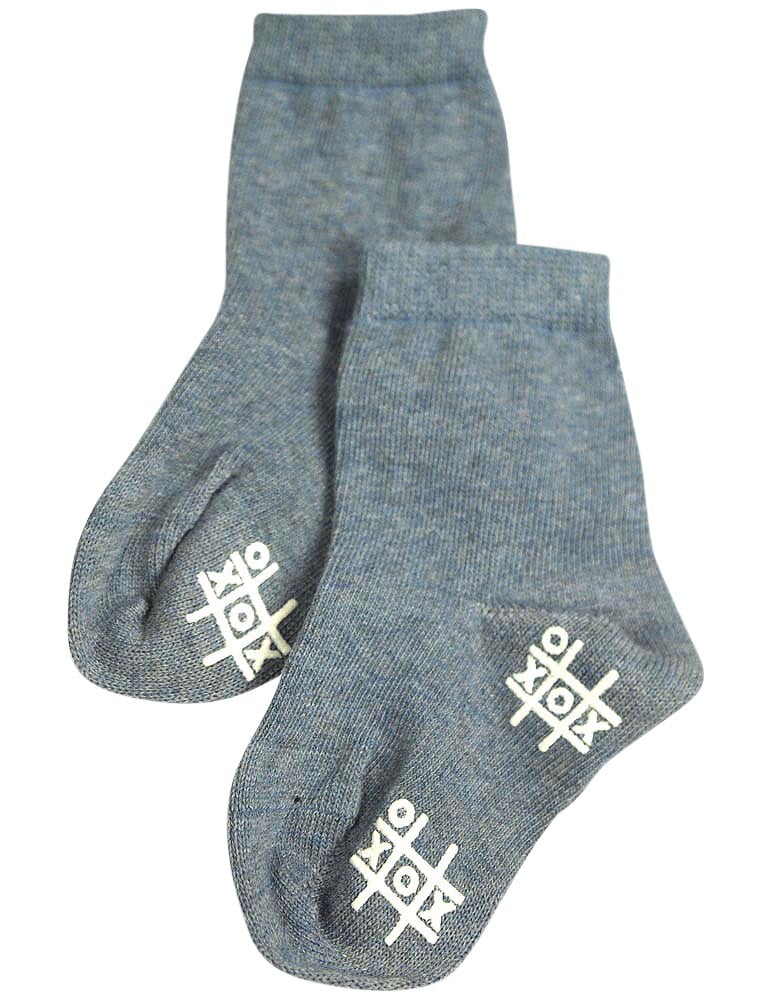 Tic Tac Toe - Little Girls' Anklet Sock 31802-X-Small (denim blue ...