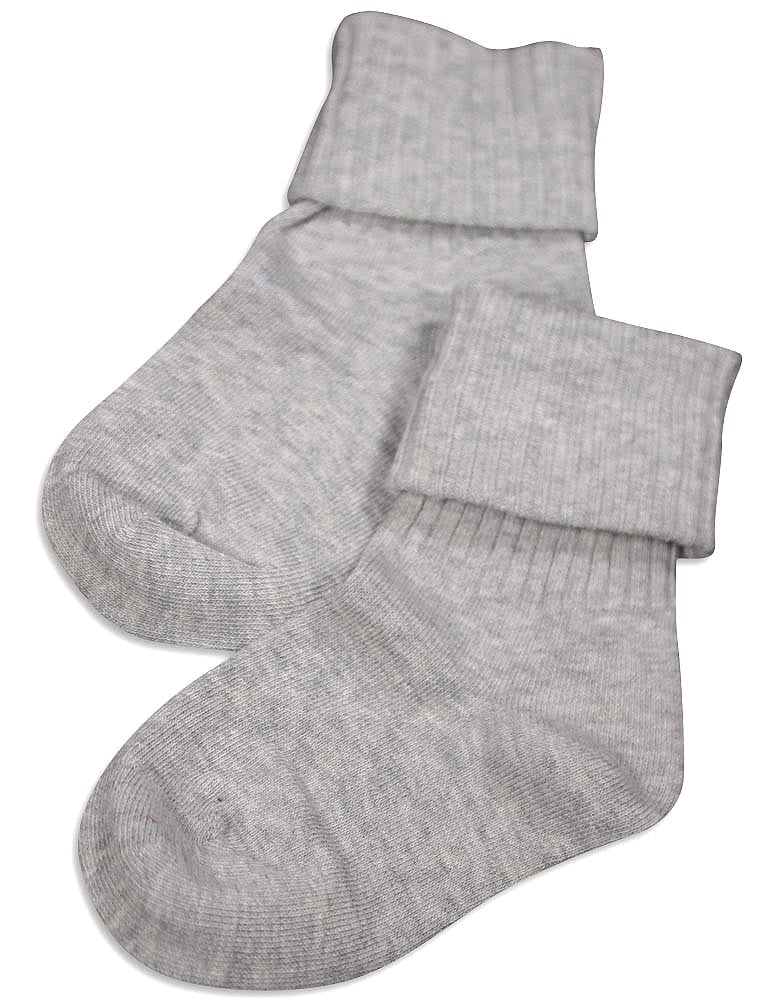 Tic Tac Toe - Little Girls' Triple Roll Socks 31771-Large (grey ...