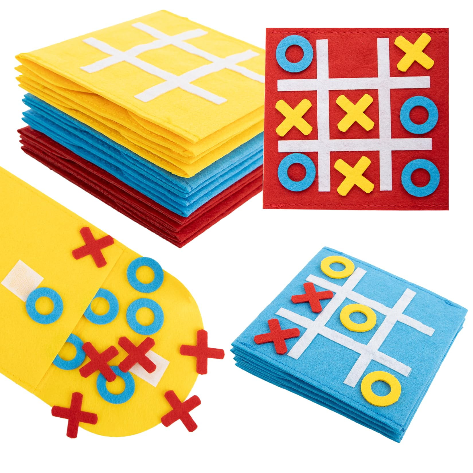 Tic Tac Toe Mini Board Games BSL1 - 12PCS Mini Board Games, 3 Colors ...