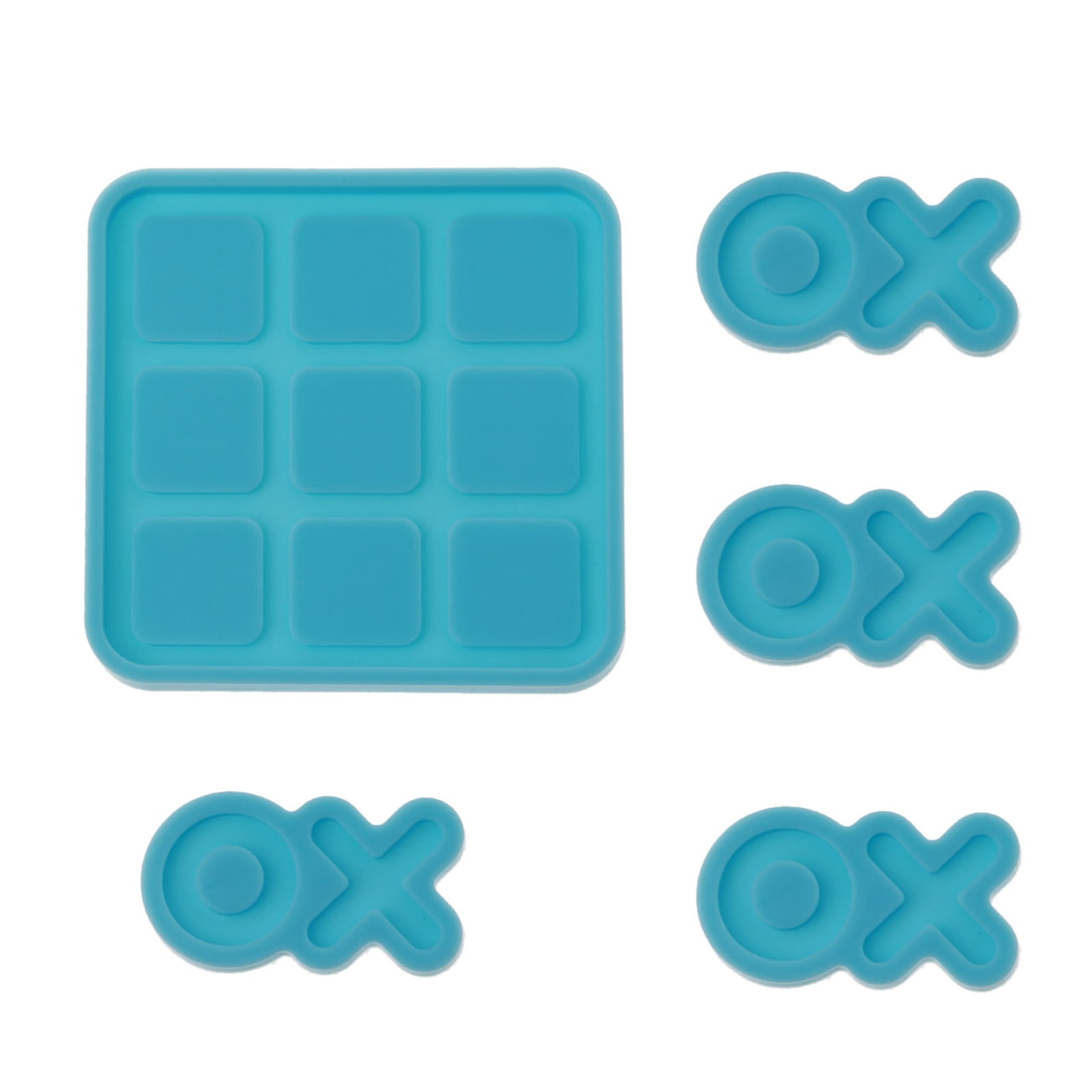 Tic Tac Toe Resin Mold XO Board Game Silicone Molds Game Epoxy XO ...