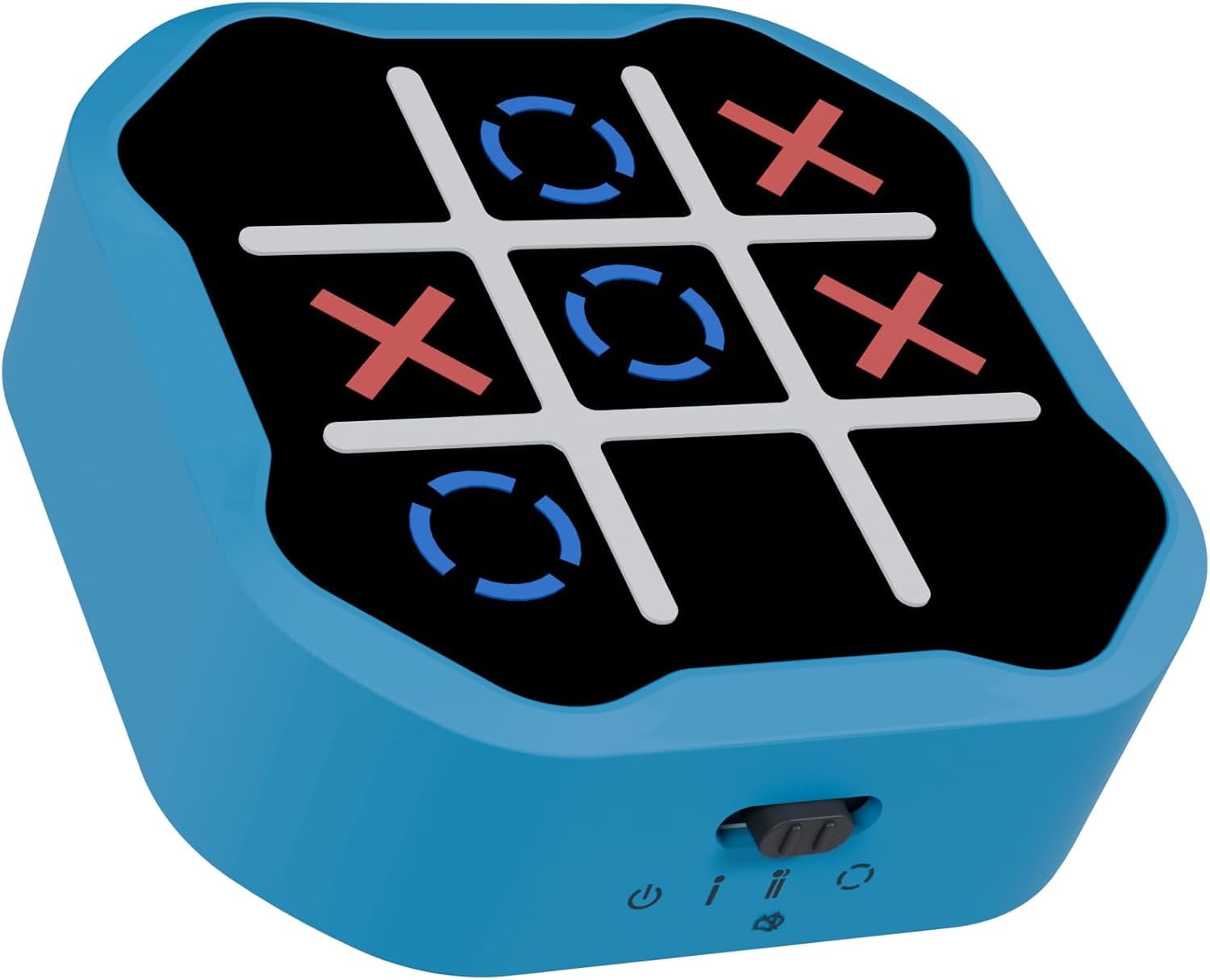 Tic Tac Toe Robot Game Toy, 3-in-1 Handheld Puzzle Console With Silent ...