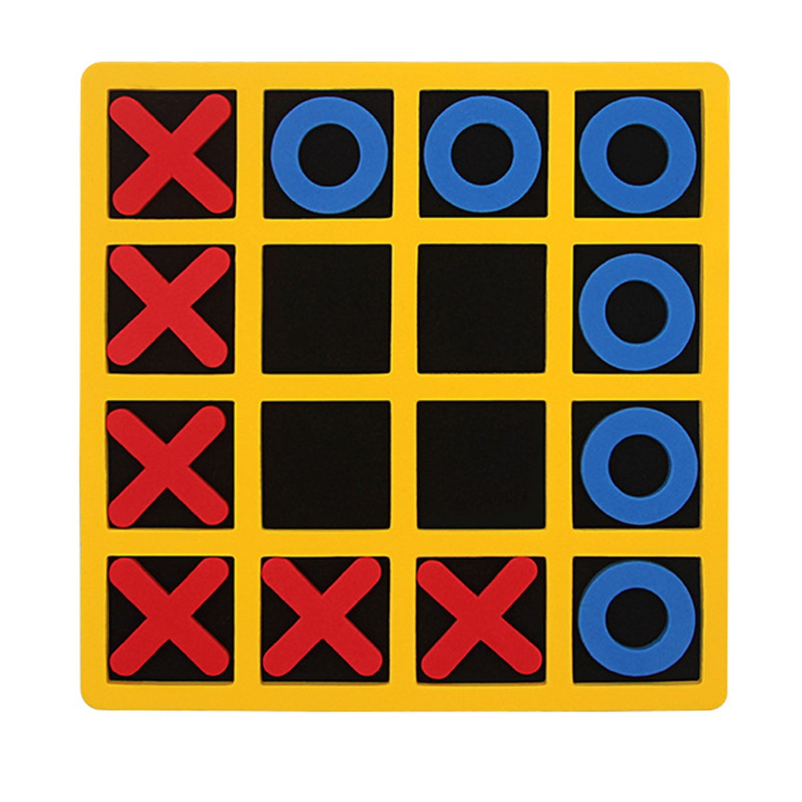 Tic-Tac-Toe Strategy Game Board, EVA Foam Travel-Friendly Puzzle for 2 ...
