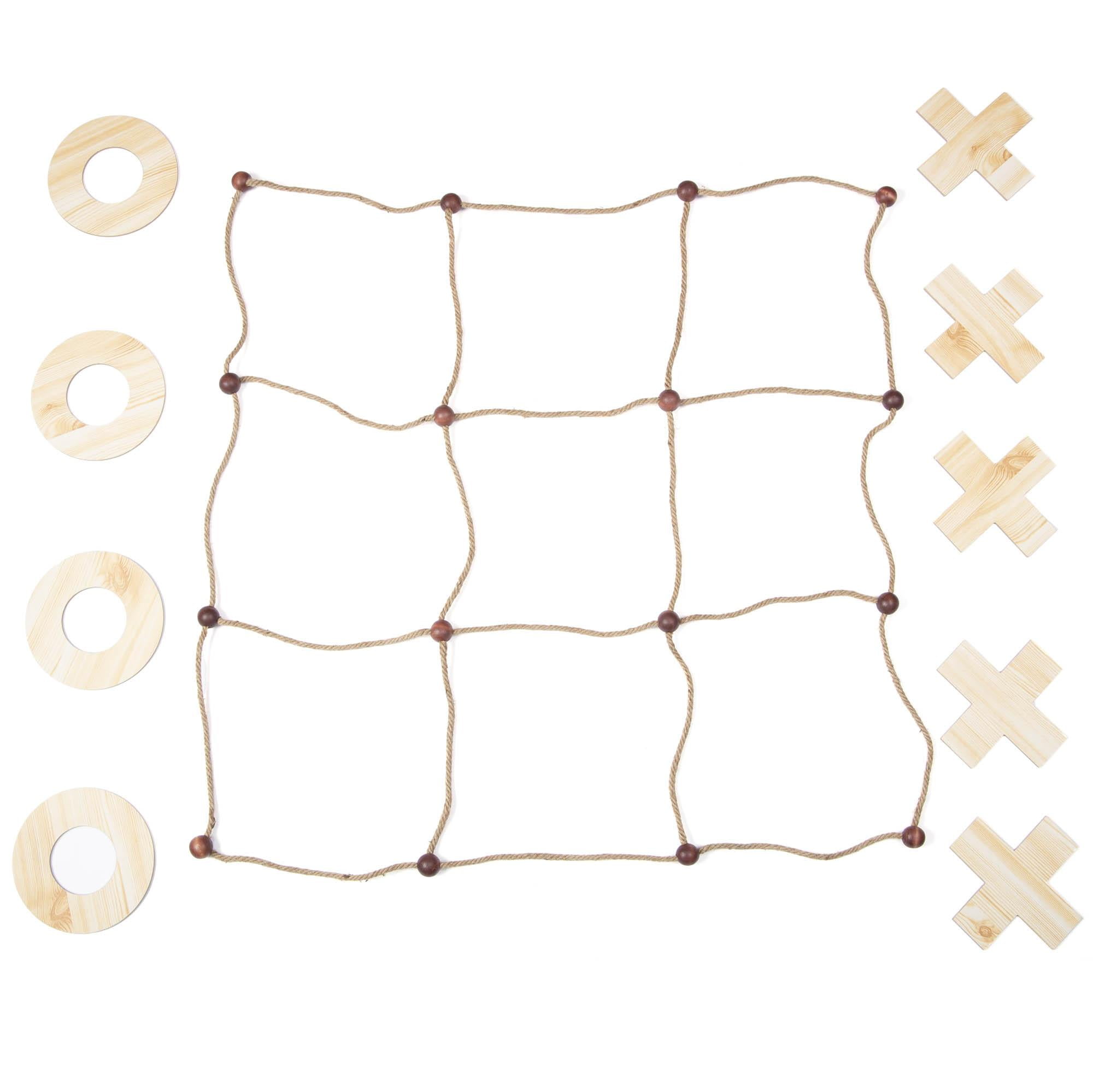 Tic Tac Toss - Large Wooden Yard Game for Adults, Outdoor Activities ...