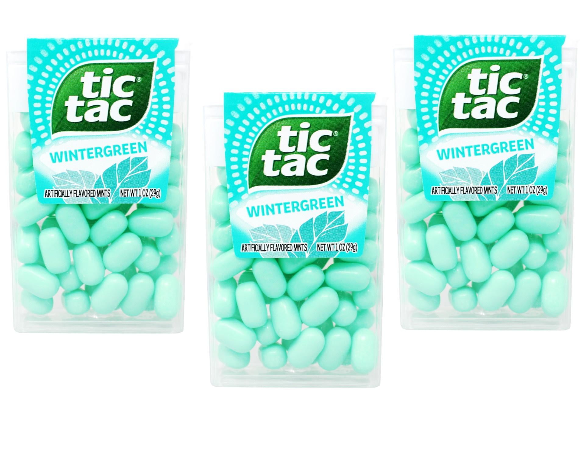 Tic Tac Winter Green Artificially Flavored Mints - 3 Pack - Walmart.com