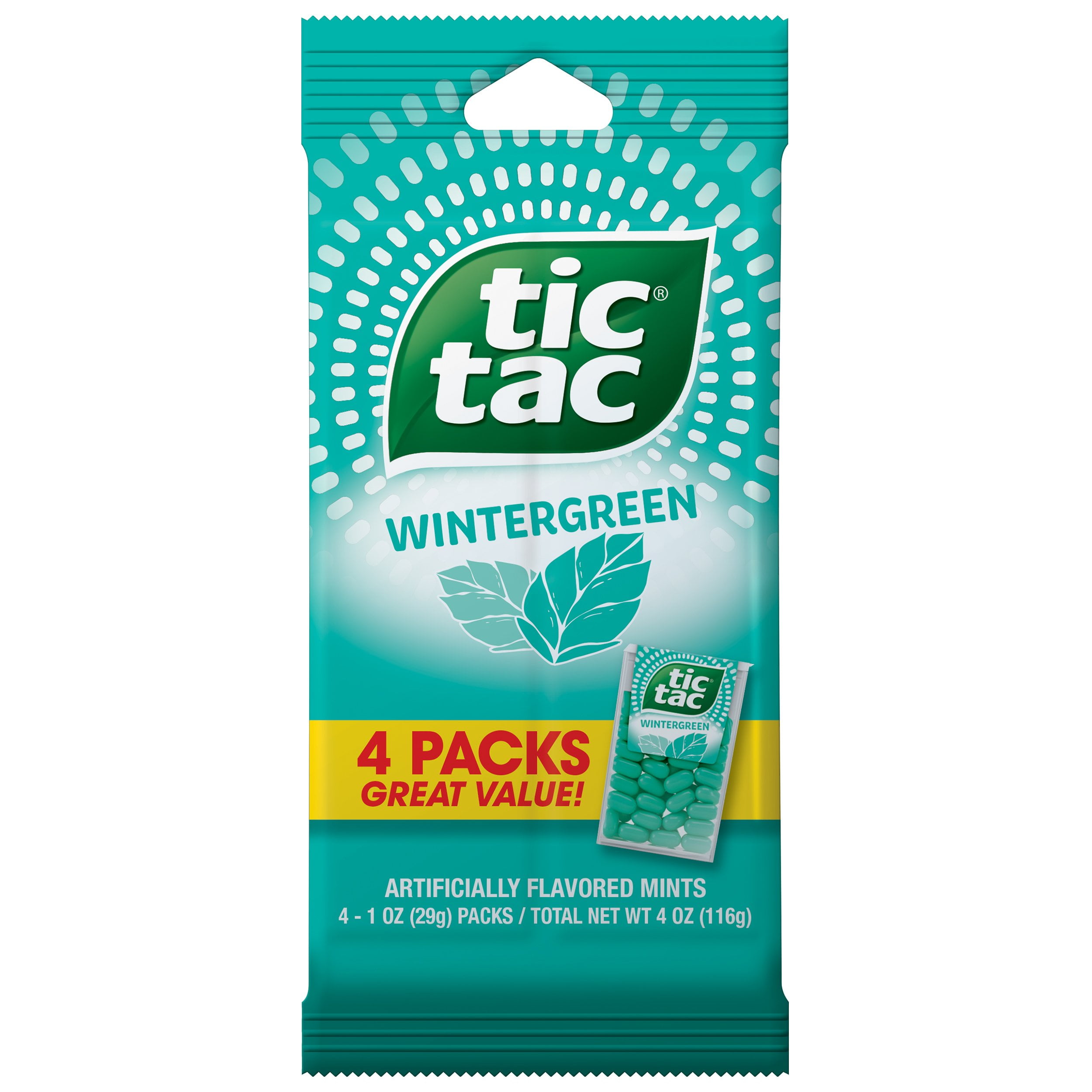 Tic Tac Wintergreen Mints Multi Pack, 4.22 oz (Package May Vary ...