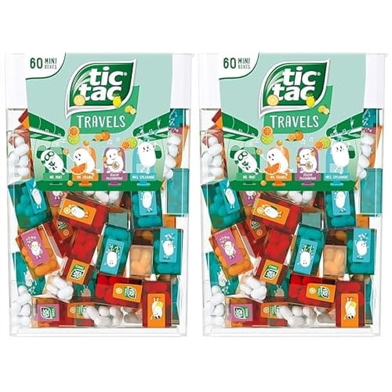 Tic Tacs Travels Mini Packs Individual Flavor Packets Large Spender ...