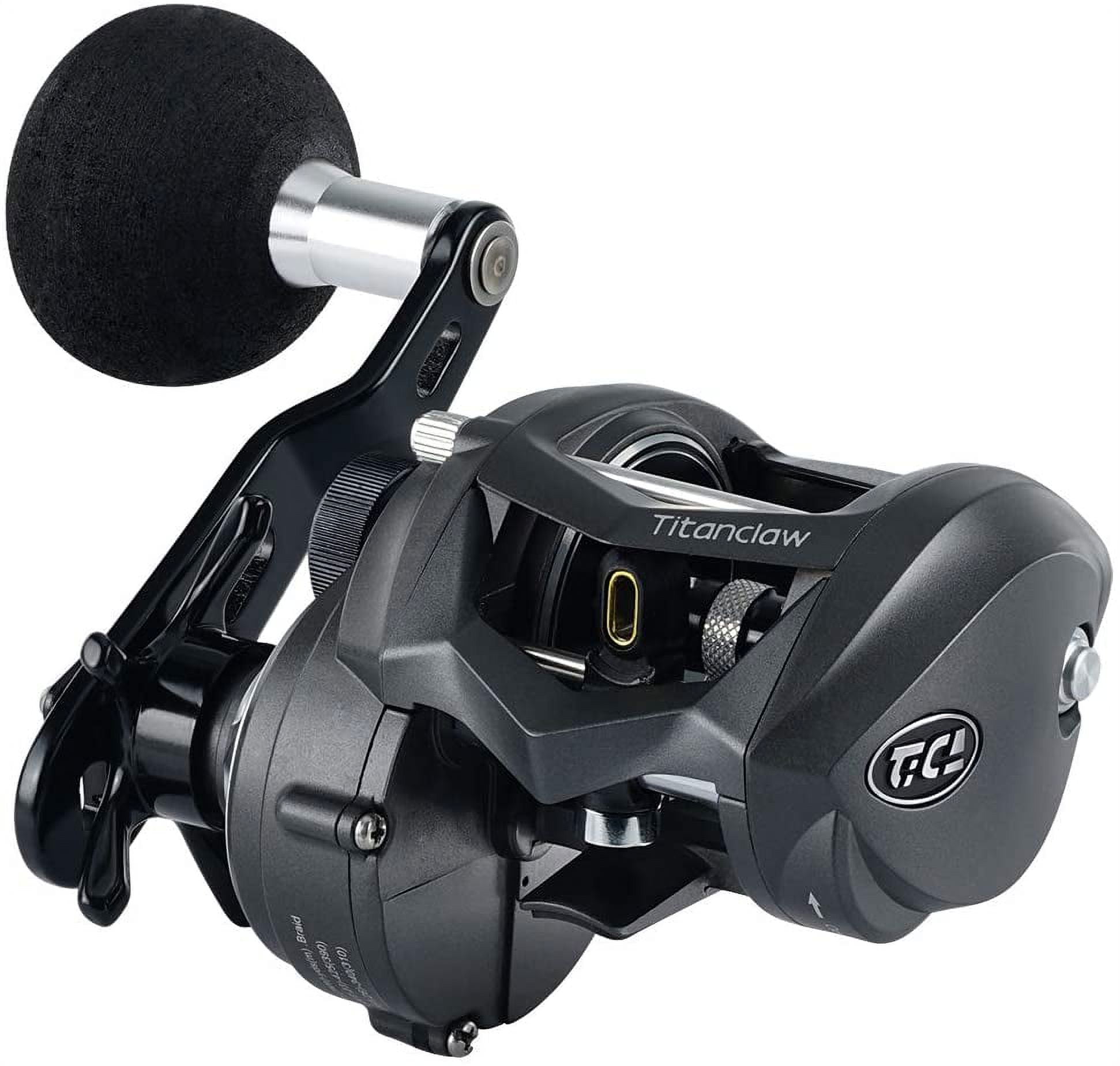 Tica TC301H Titan Claw 301 Left Handed Low Profile Strar Drag Reel ...