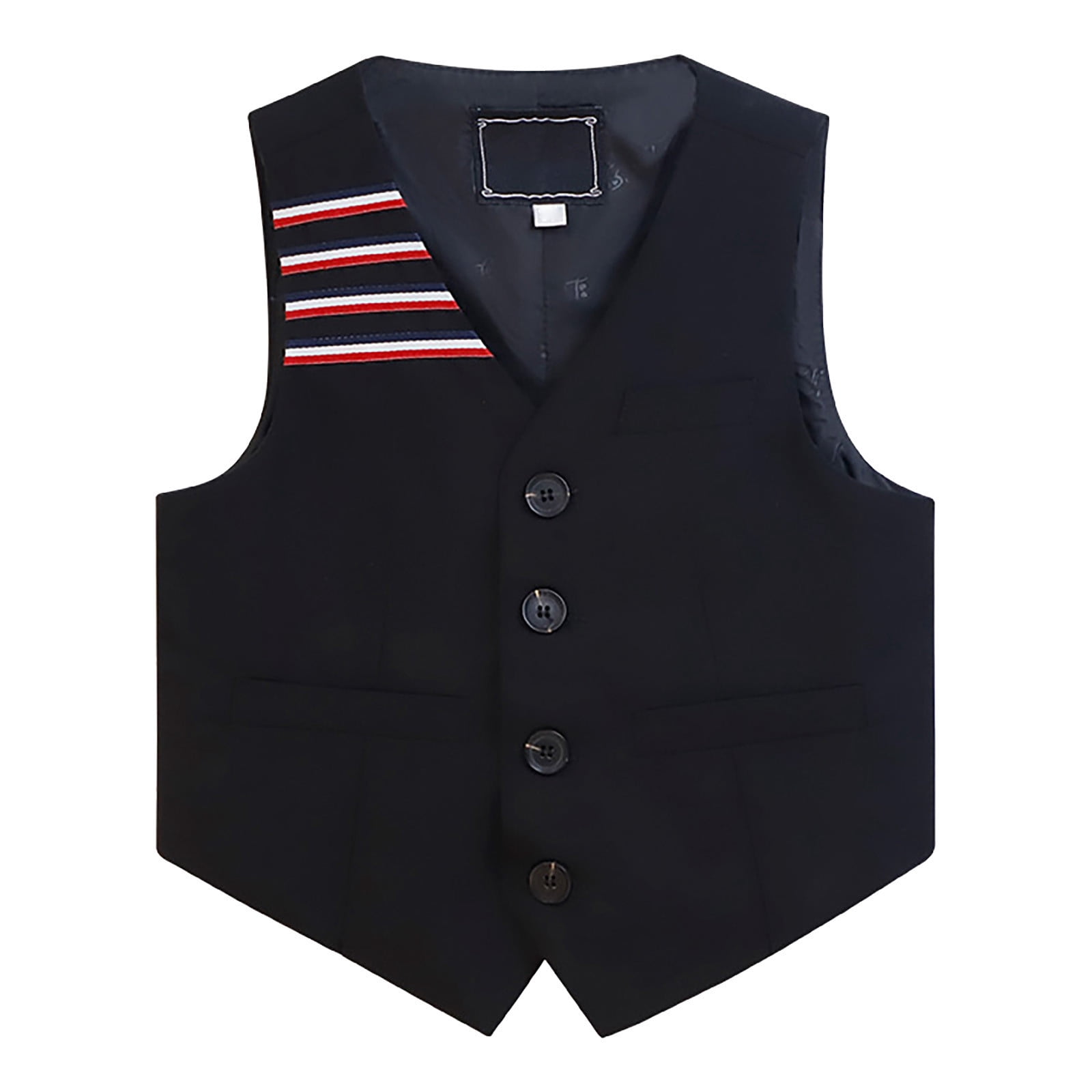 Ticikt Boys Vest Vintage Toddler Little Kids Retro Waistcoat Sleeveless ...