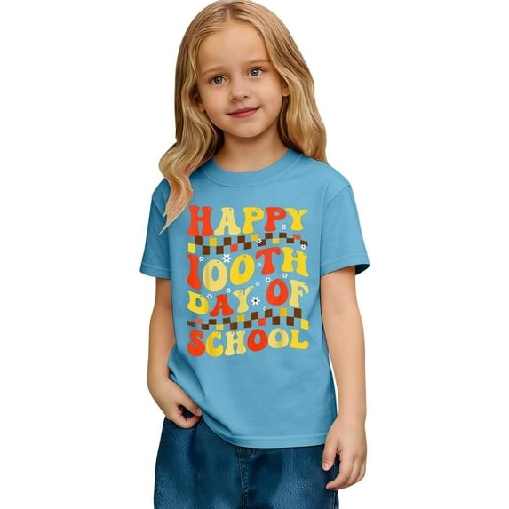 Ticikt Cool 100 Days of School Shirt , My Happy 100th Day of School T ...