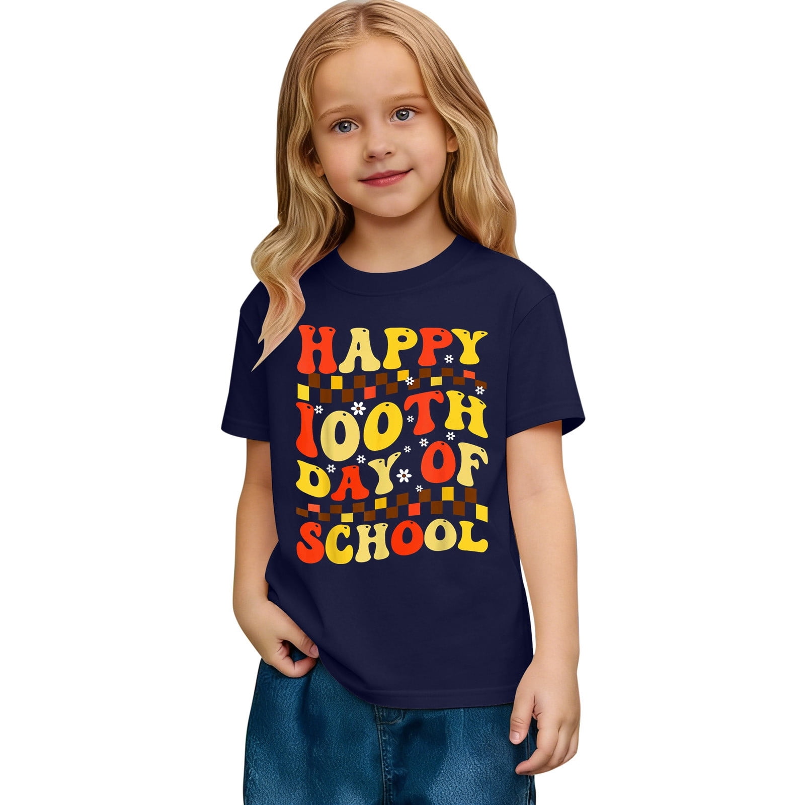 Ticikt Cool 100 Days of School Shirt , My Happy 100th Day of School T ...