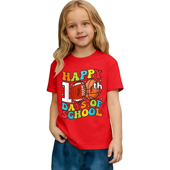 Ticikt Cool 100 Days of School Shirt , My Happy 100th Day of School T ...