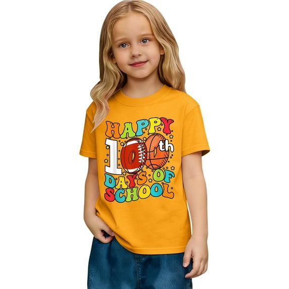 Ticikt Cool 100 Days of School Shirt , My Happy 100th Day of School T ...