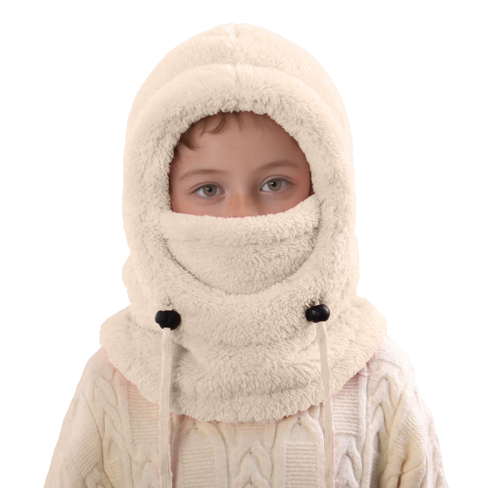 Ticikt Kids Winter Thermal Hat with Ear and Neck Gaiter for Outdoor ...
