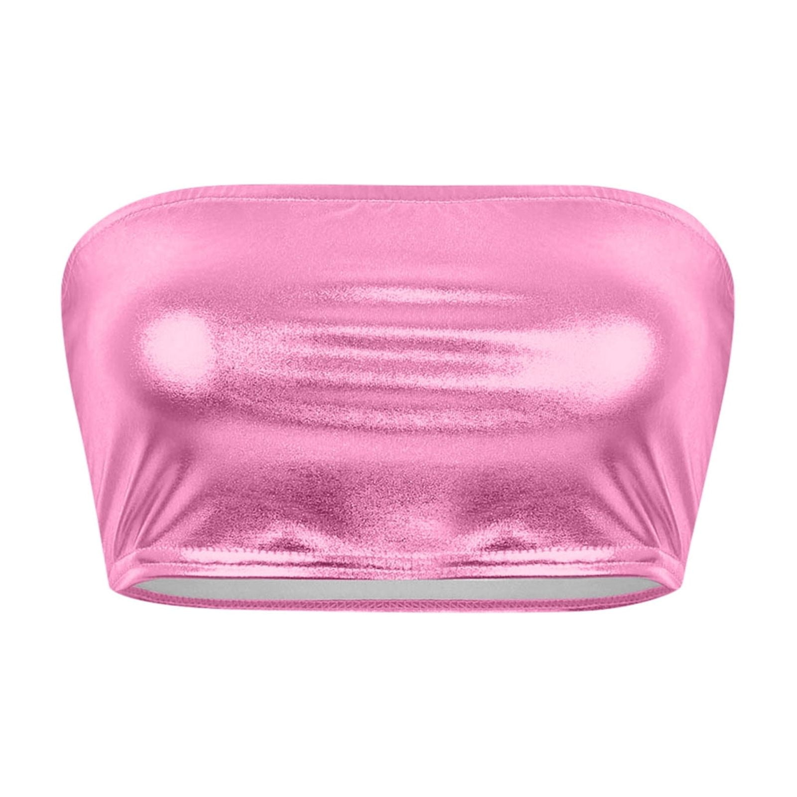 Ticikt Tube Performance Solid Color Bandeau Wrap Chest Nightclub Show ...