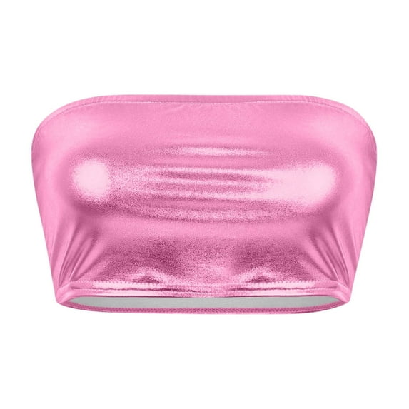 Ticikt Tube Performance Solid Color Bandeau Wrap Chest Nightclub Show ...