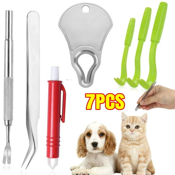 Tick Remover Tool Kit, Remover Tick Key, Stainless Steel Tick Tweezers ...