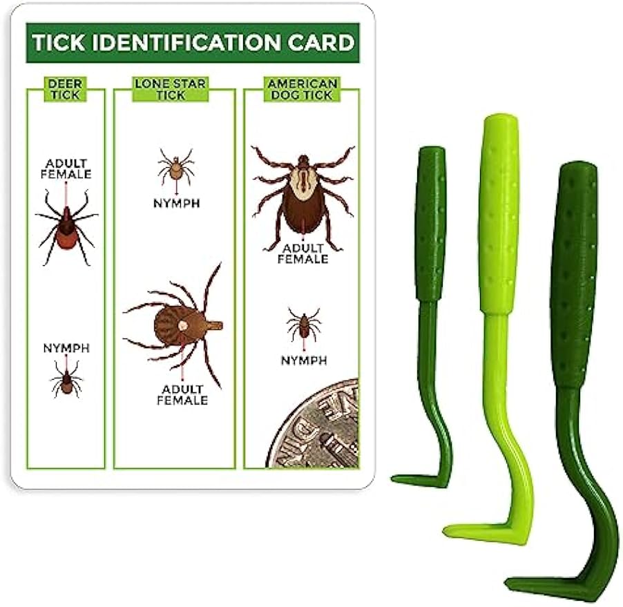 Tick Remover Value 3 Pack - Tick Remover Tools + Tick Identification ...
