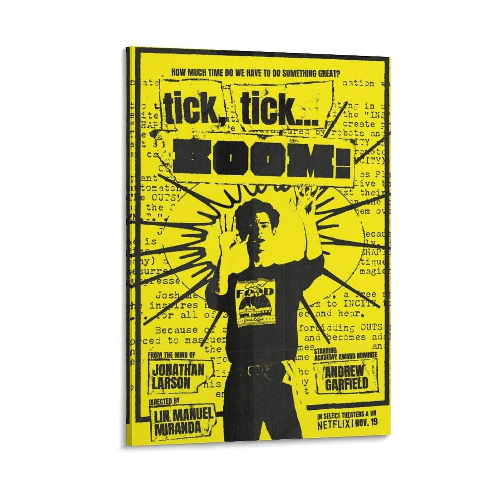 Tick Tick. Boom Movie Poster Picture Print Canvas Poster Wall Paint Art ...