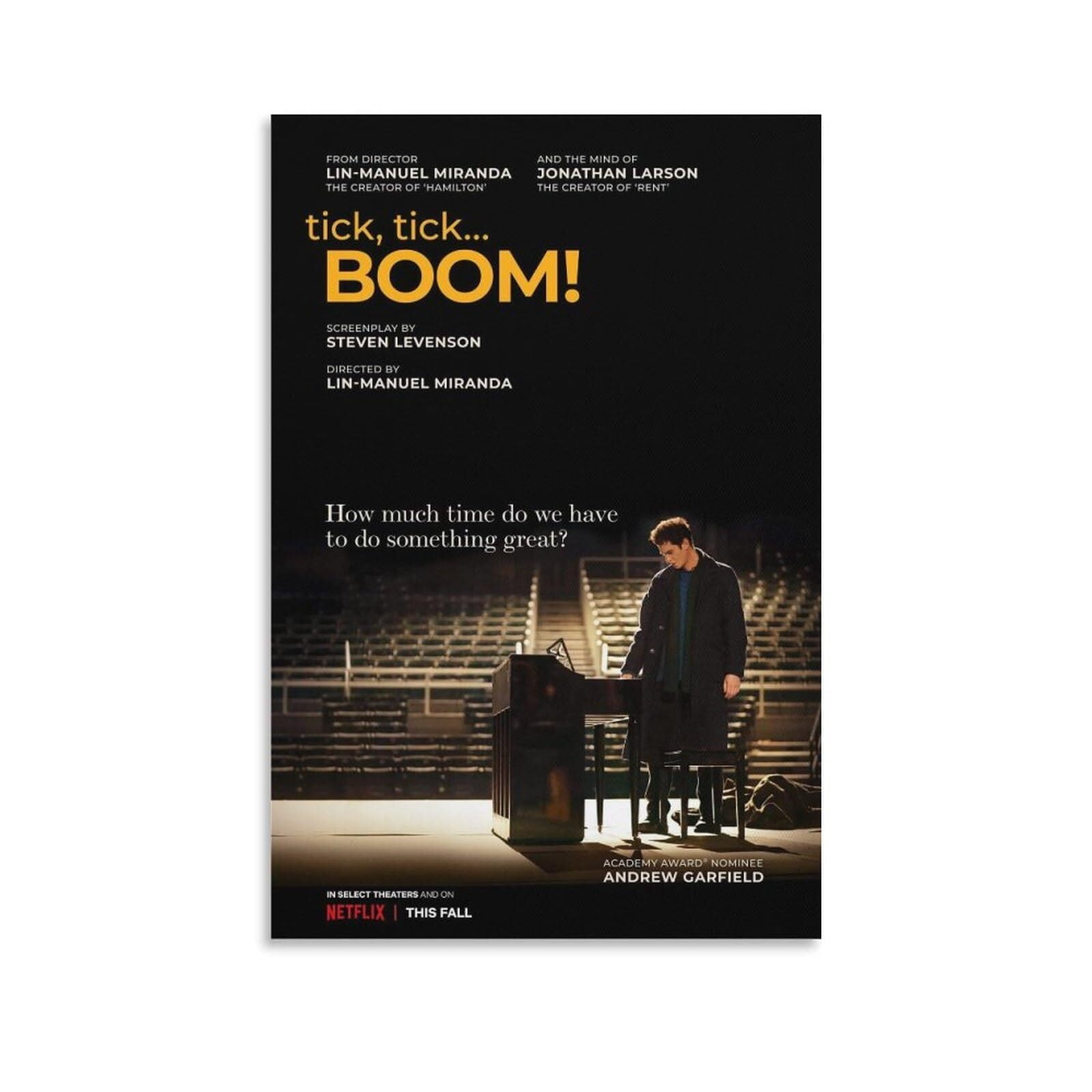 Tick, Tick. Boom Movie Poster Wall Art Poster Bedroom Prints Home Decor ...