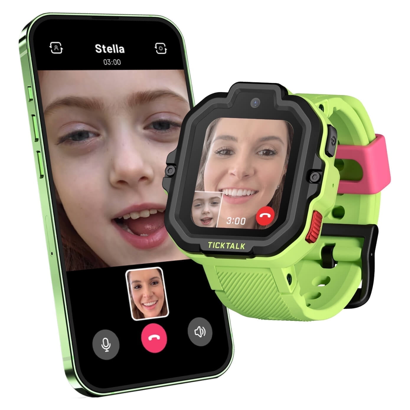 TickTalk 5 Kids Smartwatch with GPS, Calls & Texts, Parental Controls, SOS & 911, Free Music – T ...