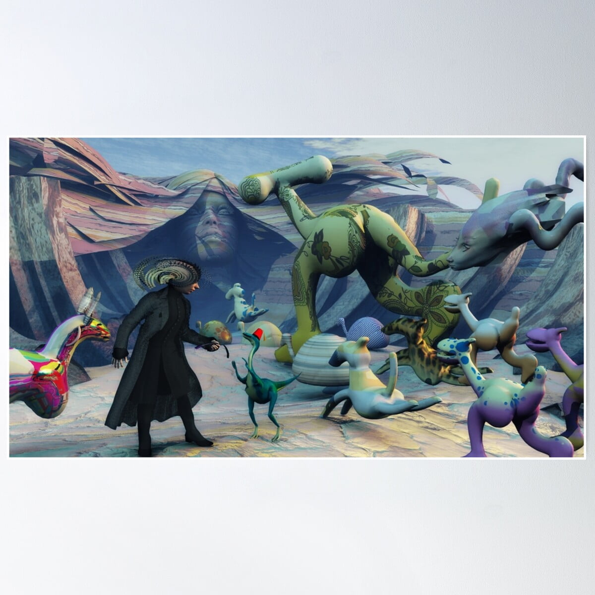 Ticket: Admit One Poster Wall Art, Modern Wall Decor For Living Room ...