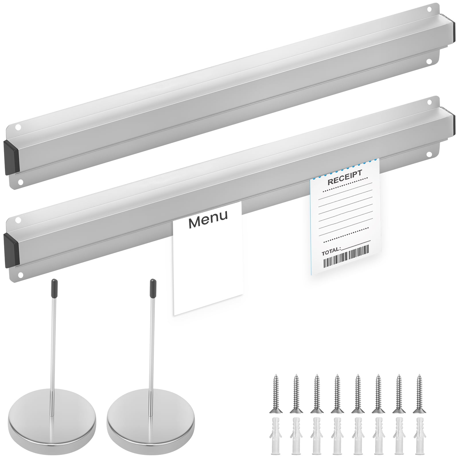 Ticket Holder with Screw Bolt Aluminium Lightweight Wall Mounted Ticket ...