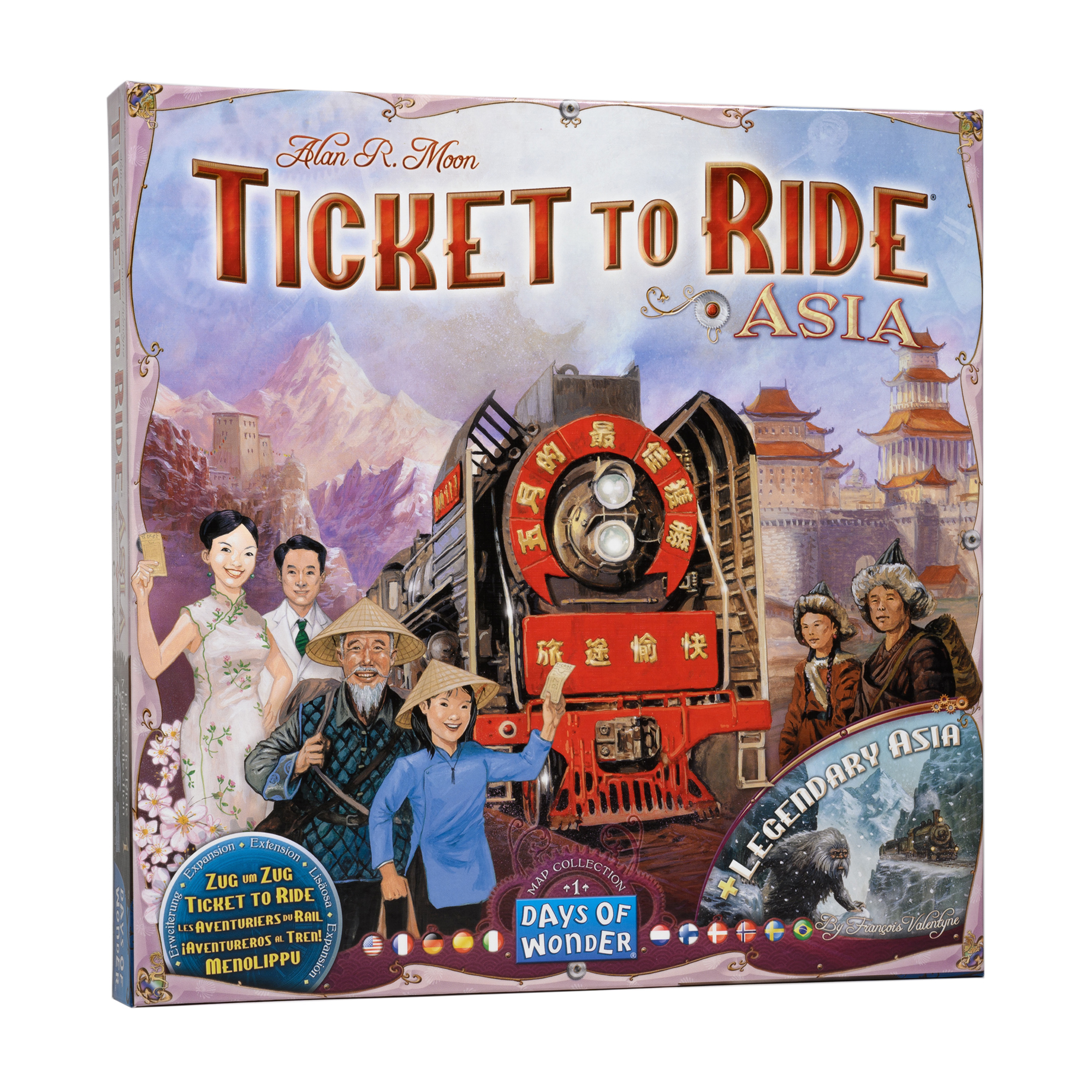 Ticket to Ride: Asia Expansion Strategy Board Game for ages 8 and up ...
