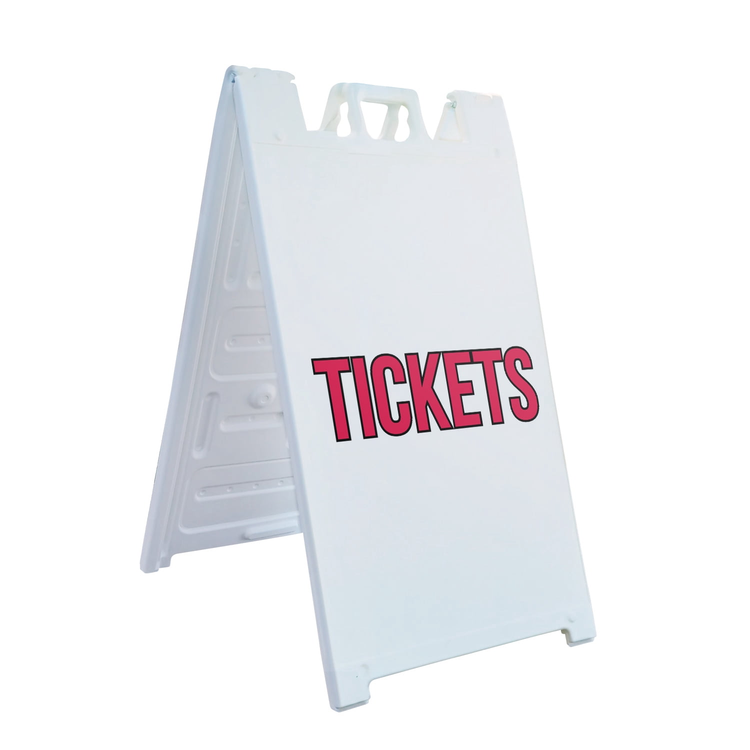 Tickets 24" x 36" Double Sided A-Frame Sidewalk Sign Includes 2 ...