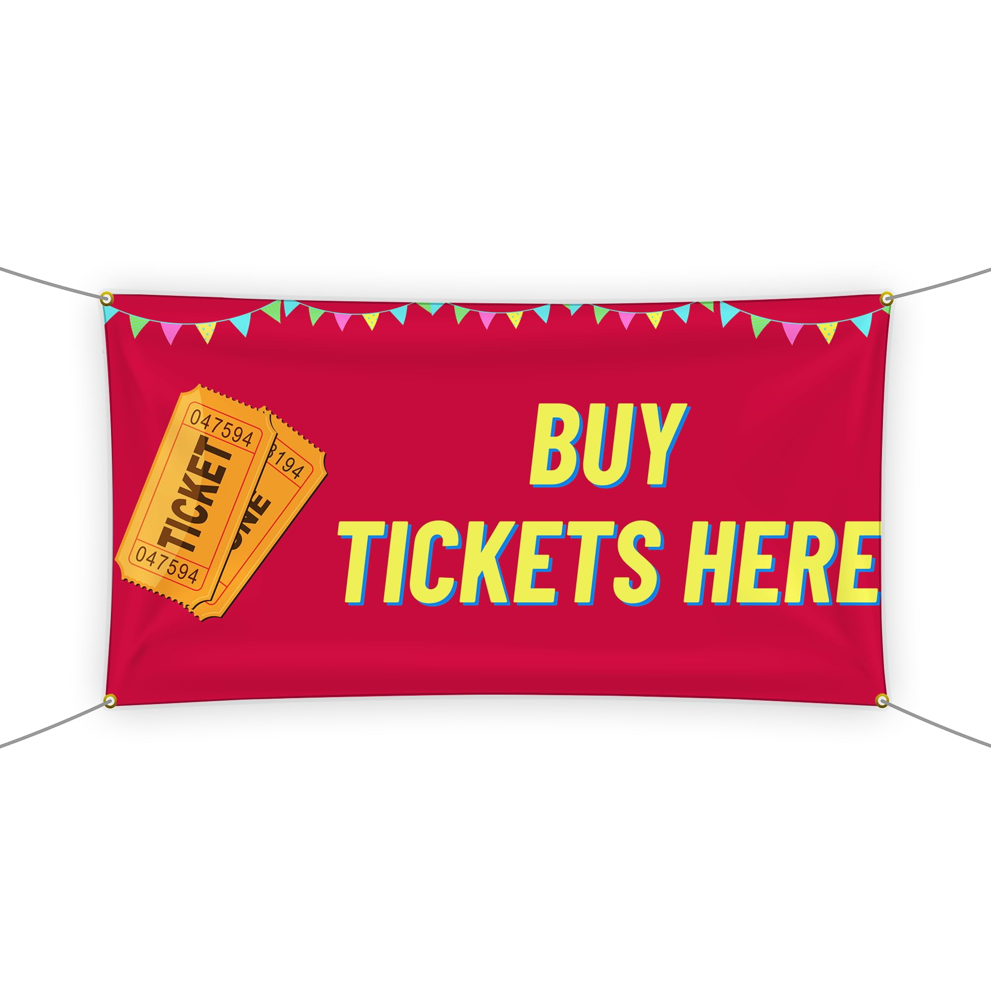 Tickets Large Banners and Signs for Outdoor by DreamController ...