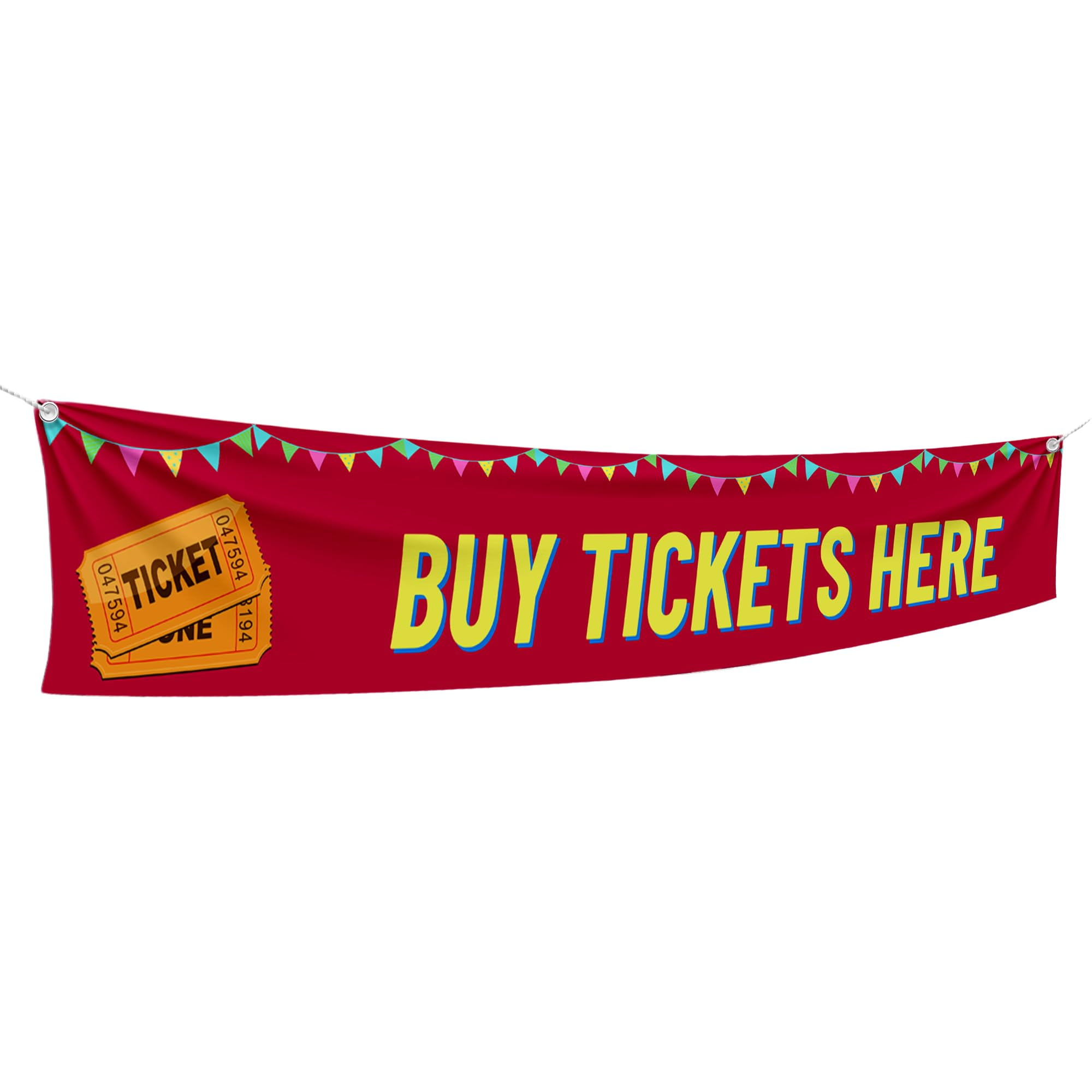 Tickets Large Banners and Signs for Outdoor by DreamController ...
