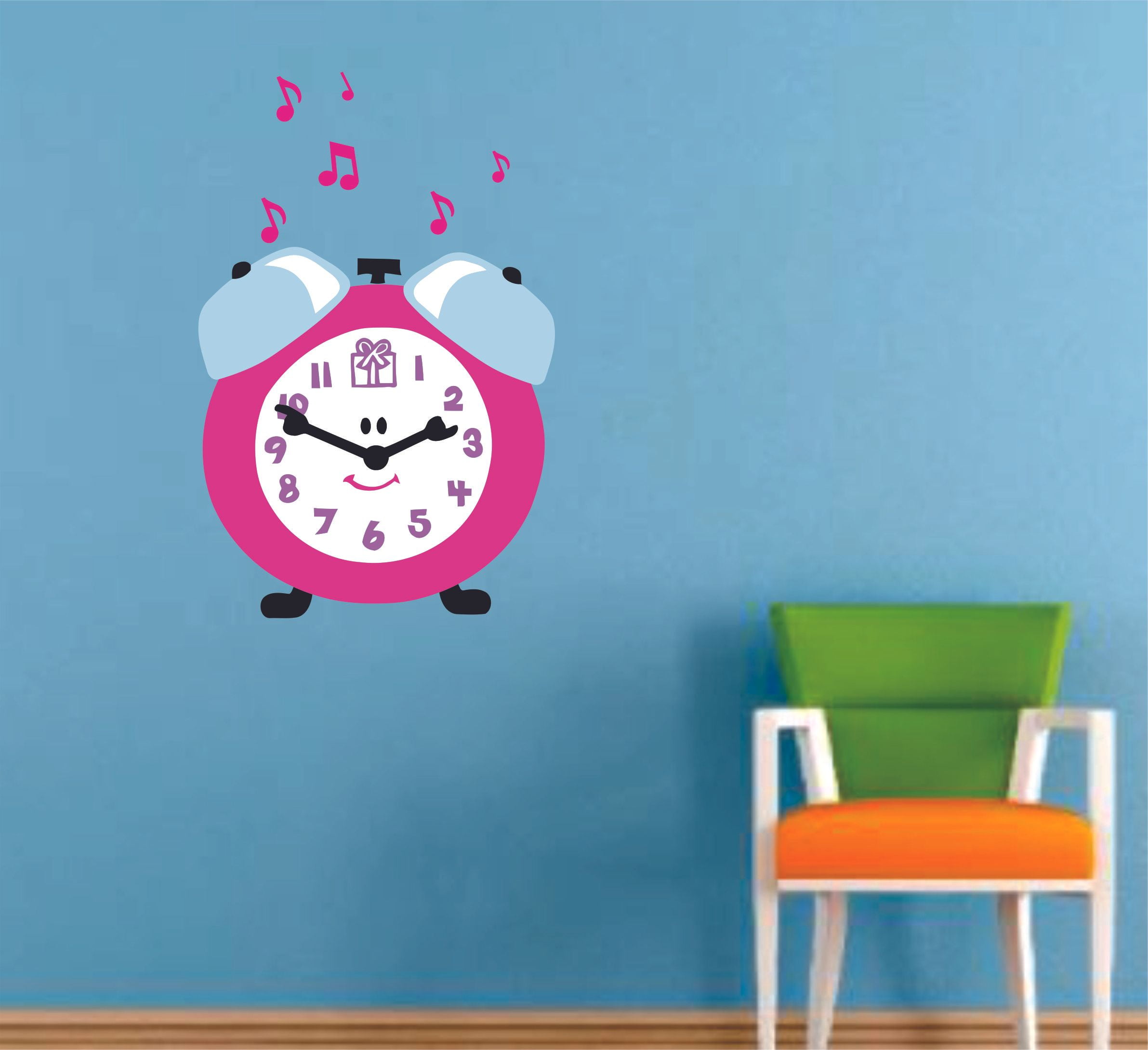 Tickety Tock Clock Dog Cartoon Cartoon Decors Wall Sticker Art Design ...