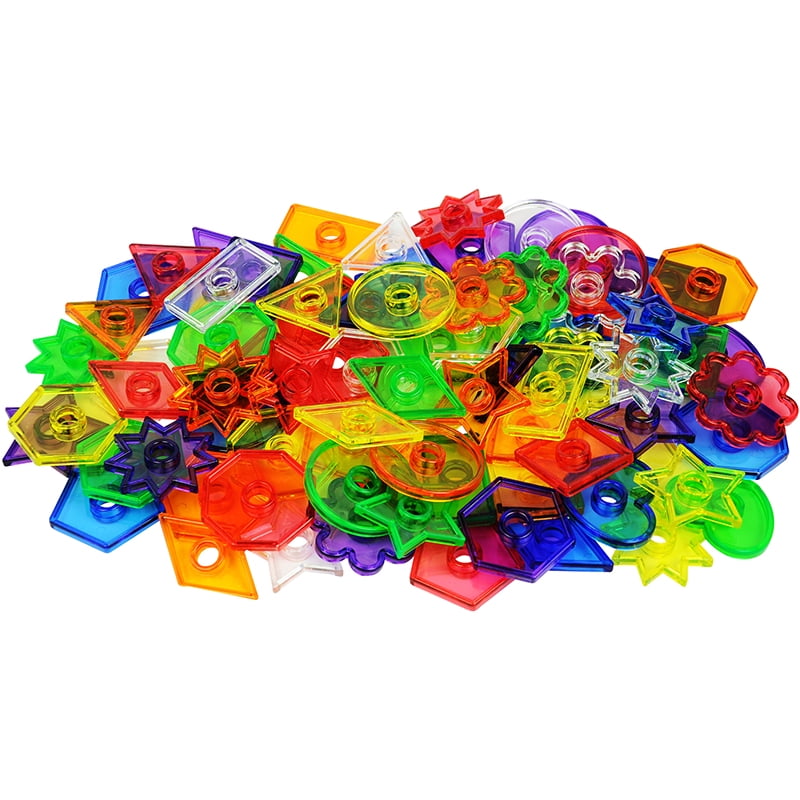 TickiT Translucent Lacing Geometrics Set, 144 Shapes with 12 Laces - Walmart.com