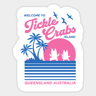 Tickle Crabs Island Sticker Phone Decal Water Bottle Stickers Car ...