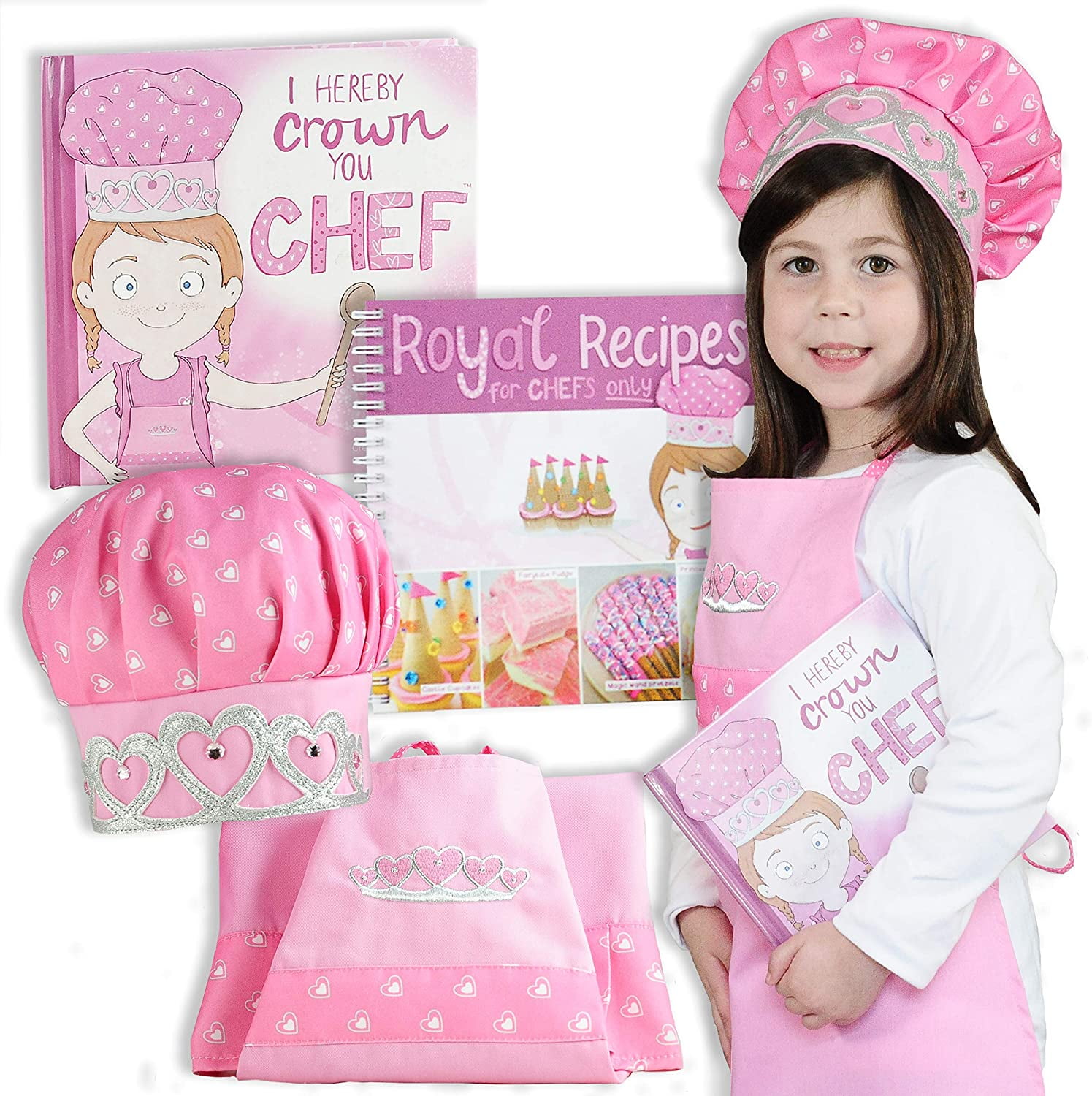 Tickle & Main, Princess Chef Gift Set - Includes Book, Apron, Hat, and ...